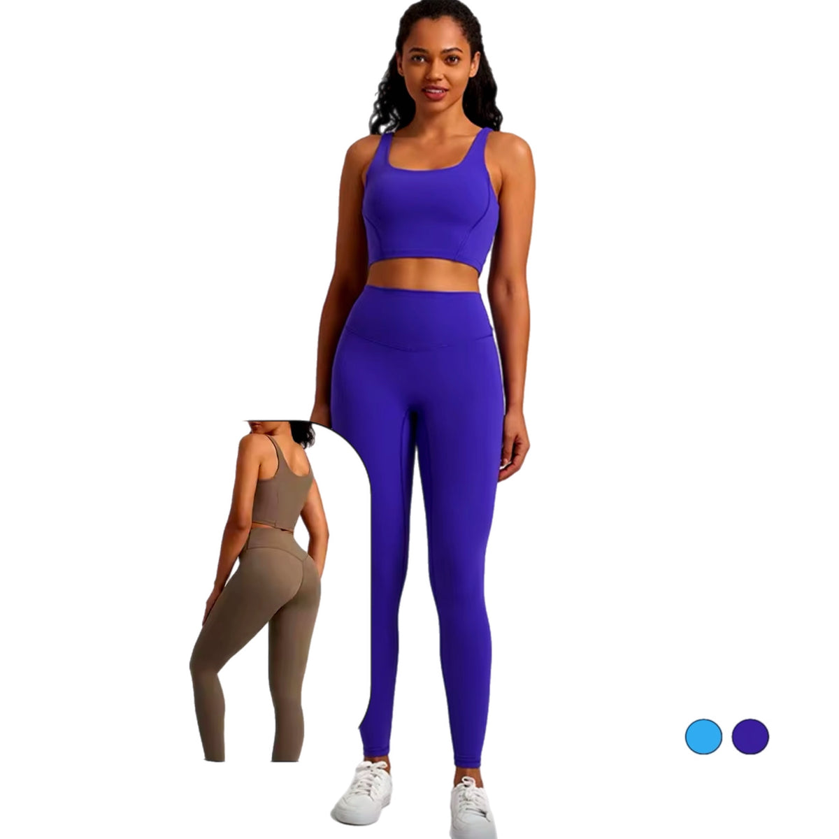 Conjunto Alessi para gym tela premium – PostpartumMX